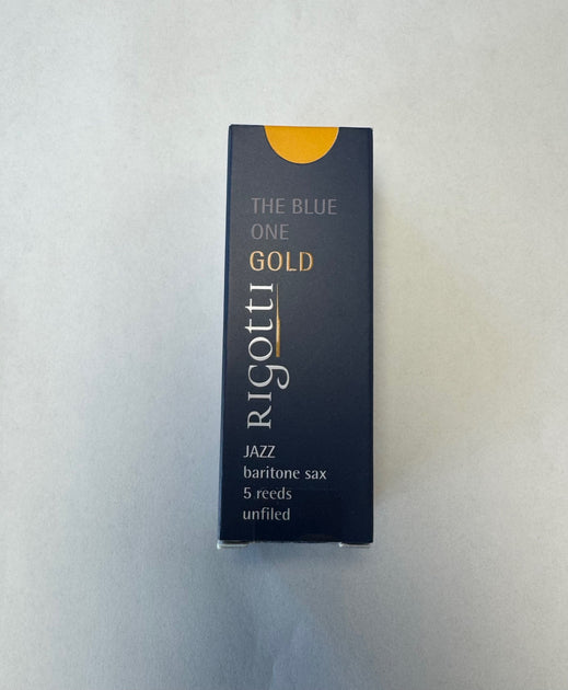 Rigotti RG5.JSB Gold Jazz Baritone Saxophone Reeds- 2.5 Medium(5-Pack ...