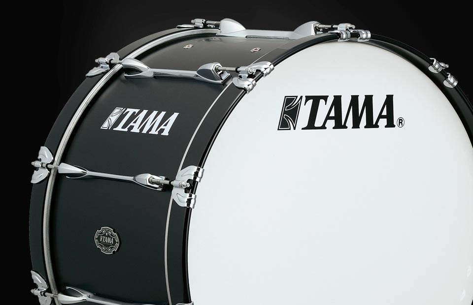 Tama Starlight Marching 24 x 14 in. Bass Drum black ...