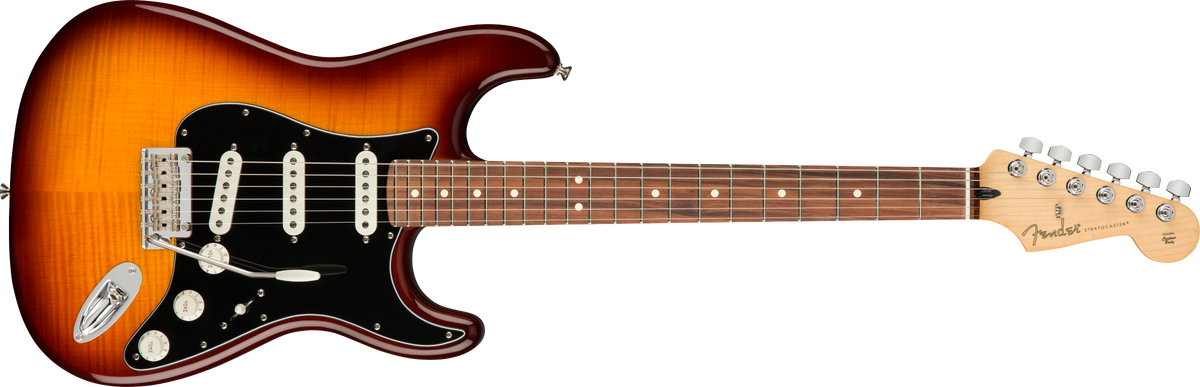 Fender Player Stratocaster Plus Top, Pau Ferro Fingerboard, Tobacco Su ...